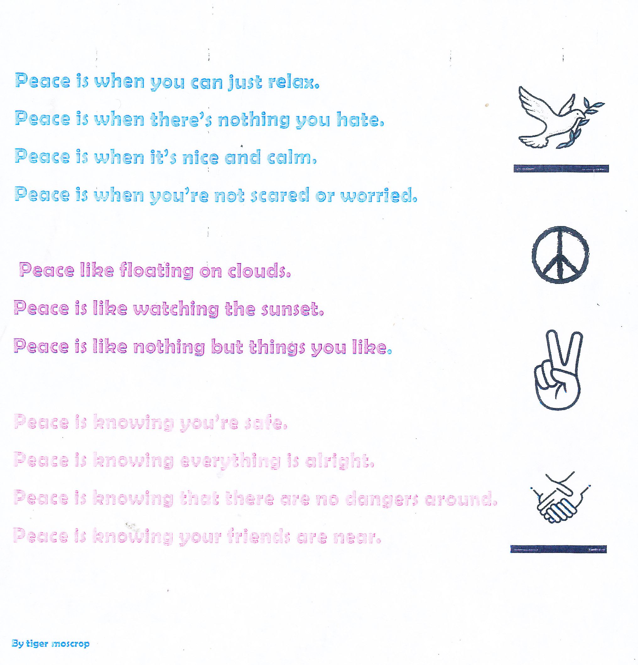 Peace Poems from Children - Herefordshire Interfaith Group